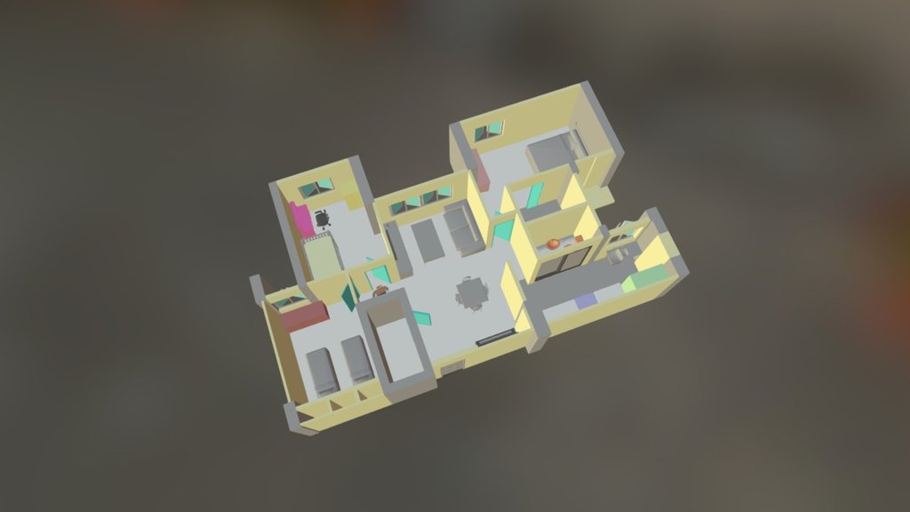 4rm HDB - 3D model by kishan89 [ba0945a] - Sketchfab