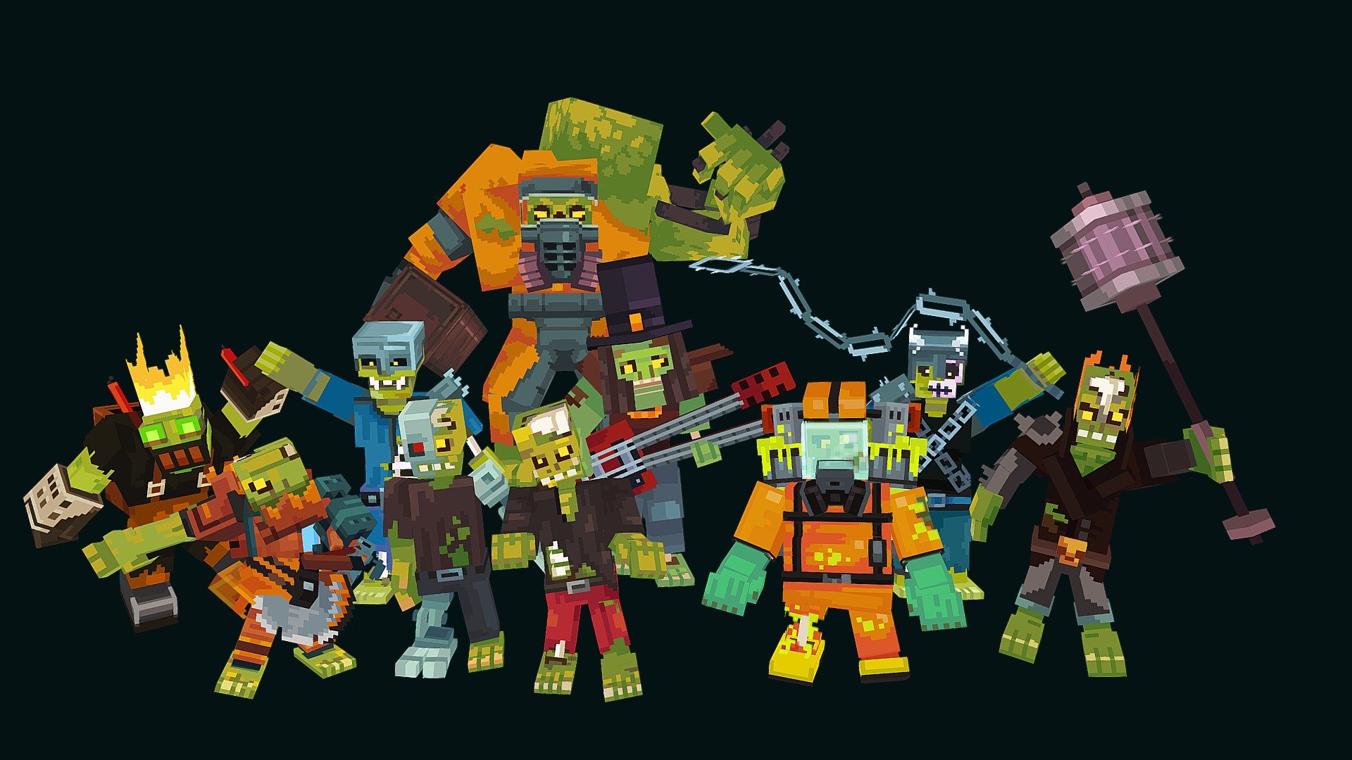 Zombie Arena Fighters - 3D model by Sam McLaughlin (@BhunaBoy) [ba09932 ...