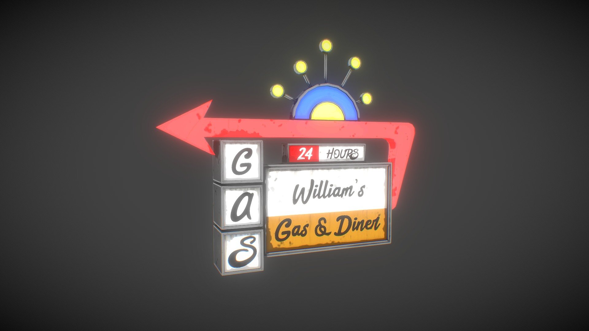 Neon Sign - 3D model by Guille96 [ba0b506] - Sketchfab