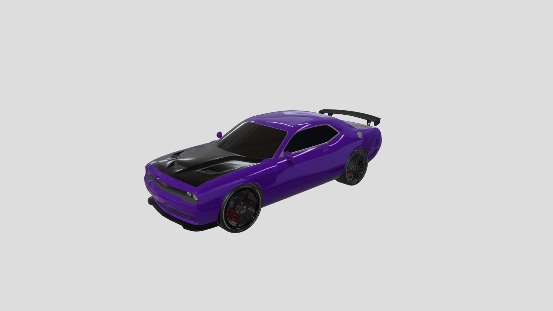 dodge challenger - Download Free 3D model by asamoda1 [ba0b66e] - Sketchfab