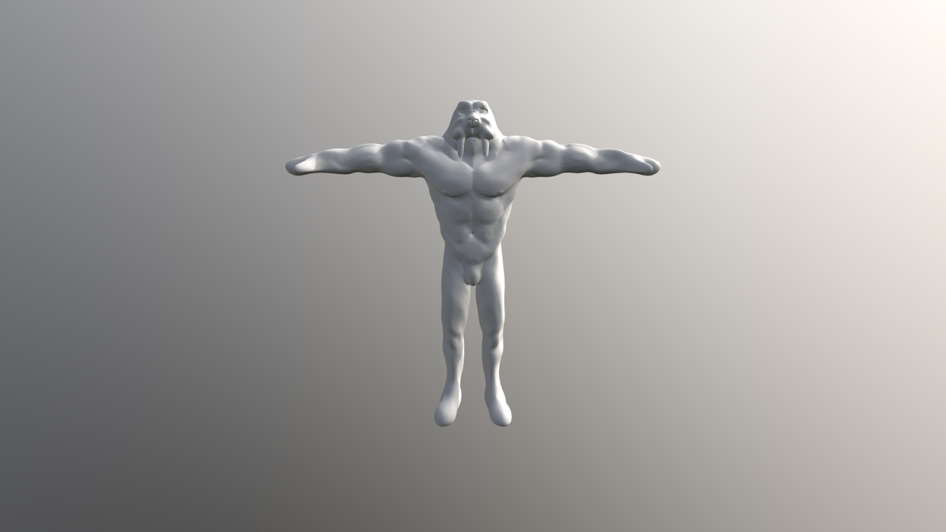 Walrus/ Anthropomorphic. - 3D model by Yuri Bamer (@Yuri.Bamer ...