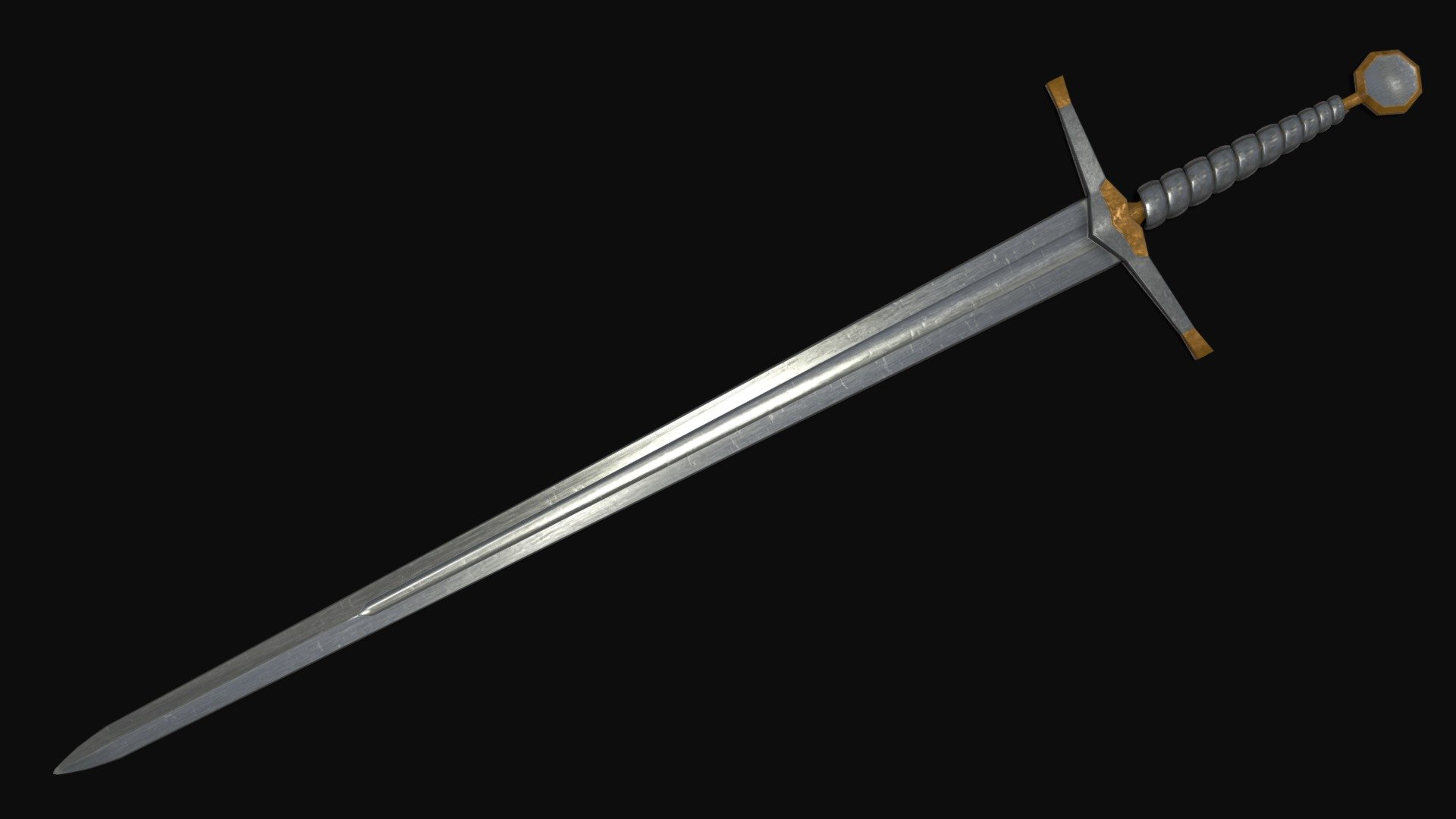 (Game-Ready) Longsword - Download Free 3D model by H_Blake_1997 ...