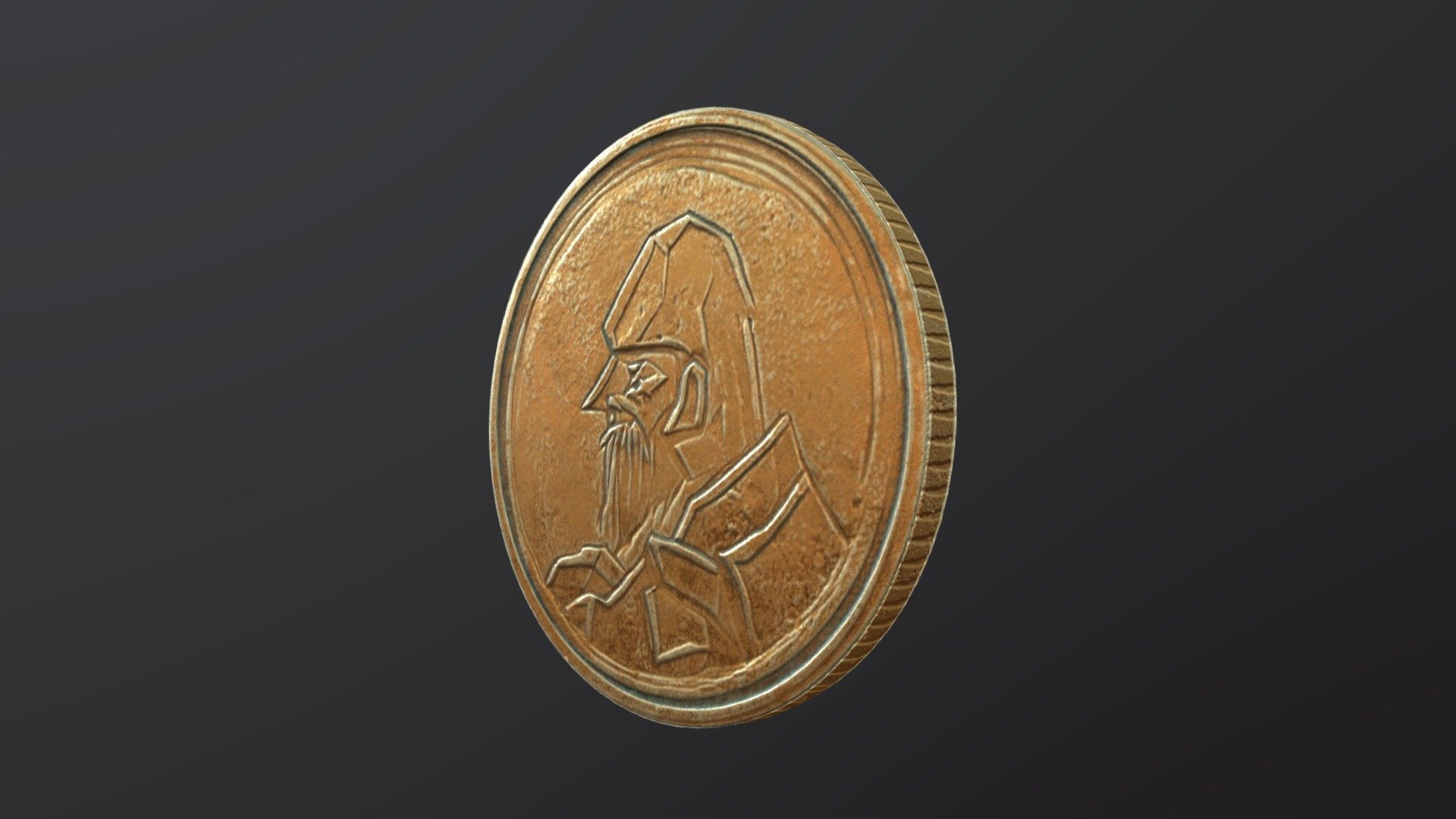 Fantasy Coin - 3D model by LuDiChRiS [ba10445] - Sketchfab