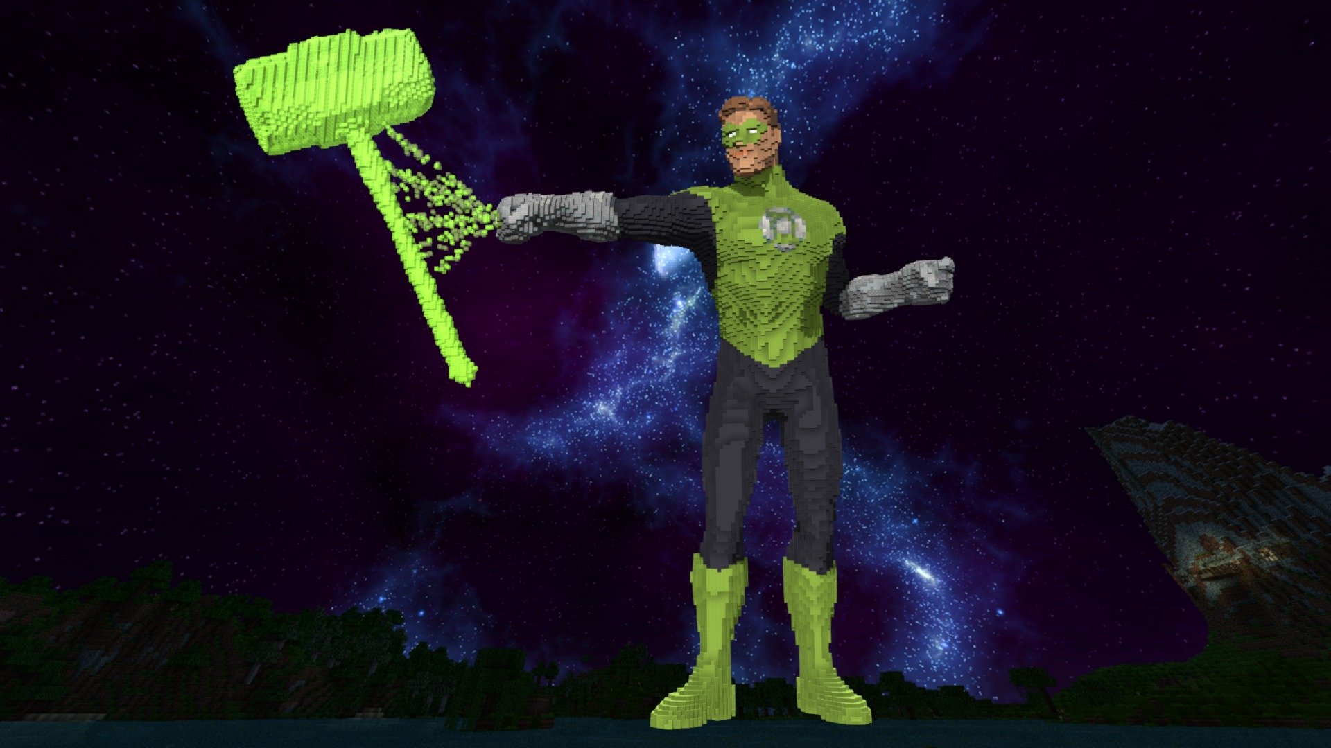 Minecraft Green Lantern Build Schematic - 3D model by inostupid ...