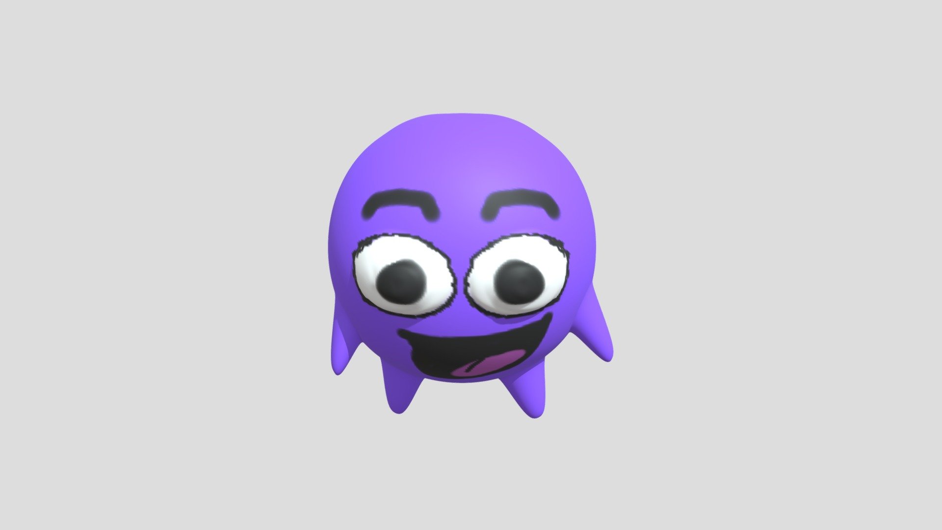 The Purple Idiot!! - 3D model by clowner (@samantasuyash) [ba124f6 ...