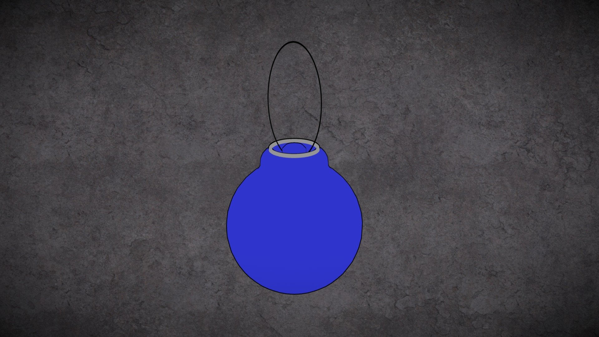 Blue Cartoon Bauble - By Velivian Fesothe - 3D model by Velivian ...