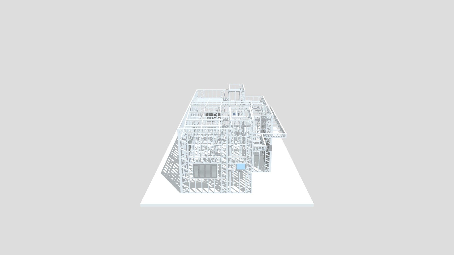 NAF-010-LSF STEEL FRAME - 3D model by roanvinicios [ba133e7] - Sketchfab