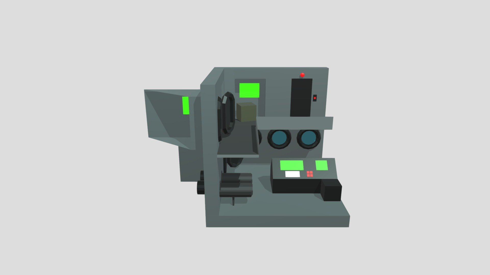 Submarine Cubicle - Download Free 3D model by Ashryn [ba148ac] - Sketchfab