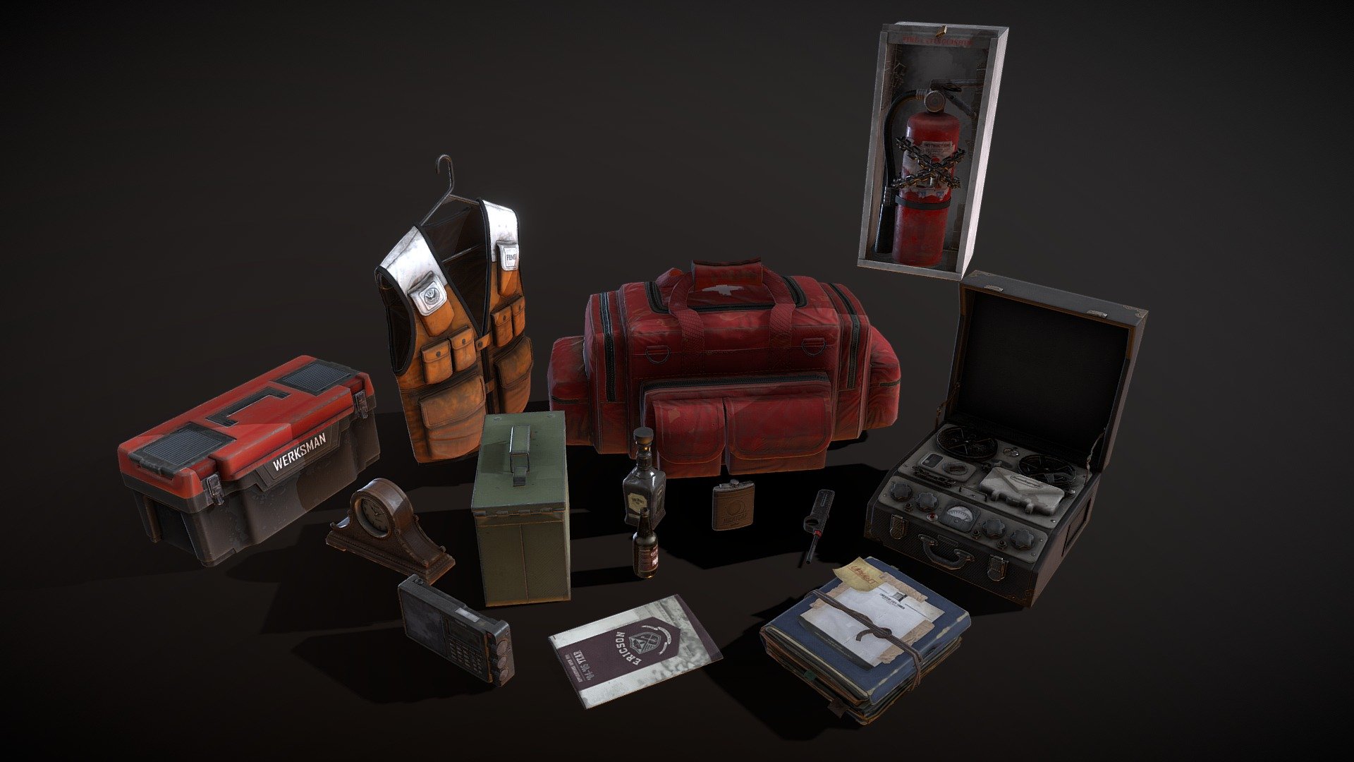 Walking Dead Props 2 - 3D model by N8 (@nathanmlange) [ba14909] - Sketchfab