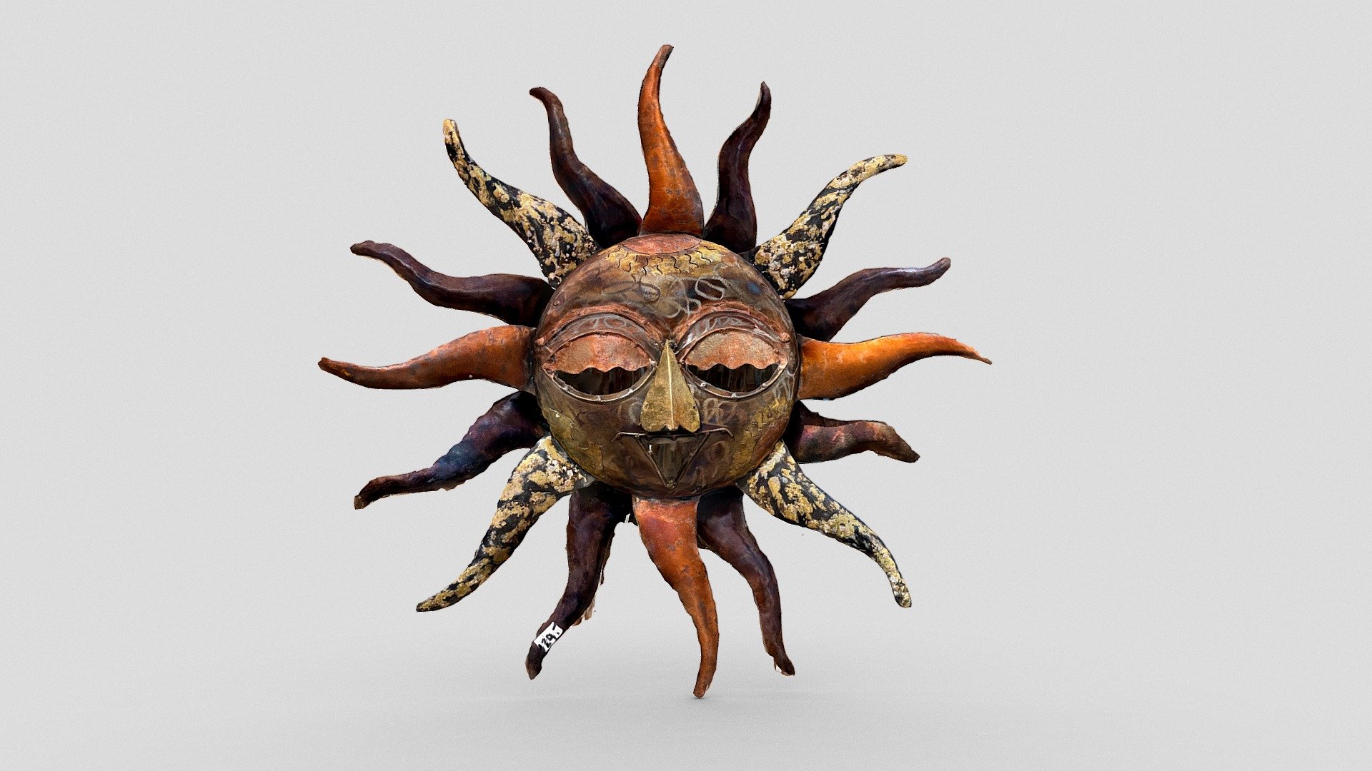 Day 261: Metal sun wall art - 1scanaday - Download Free 3D model by Emm ...