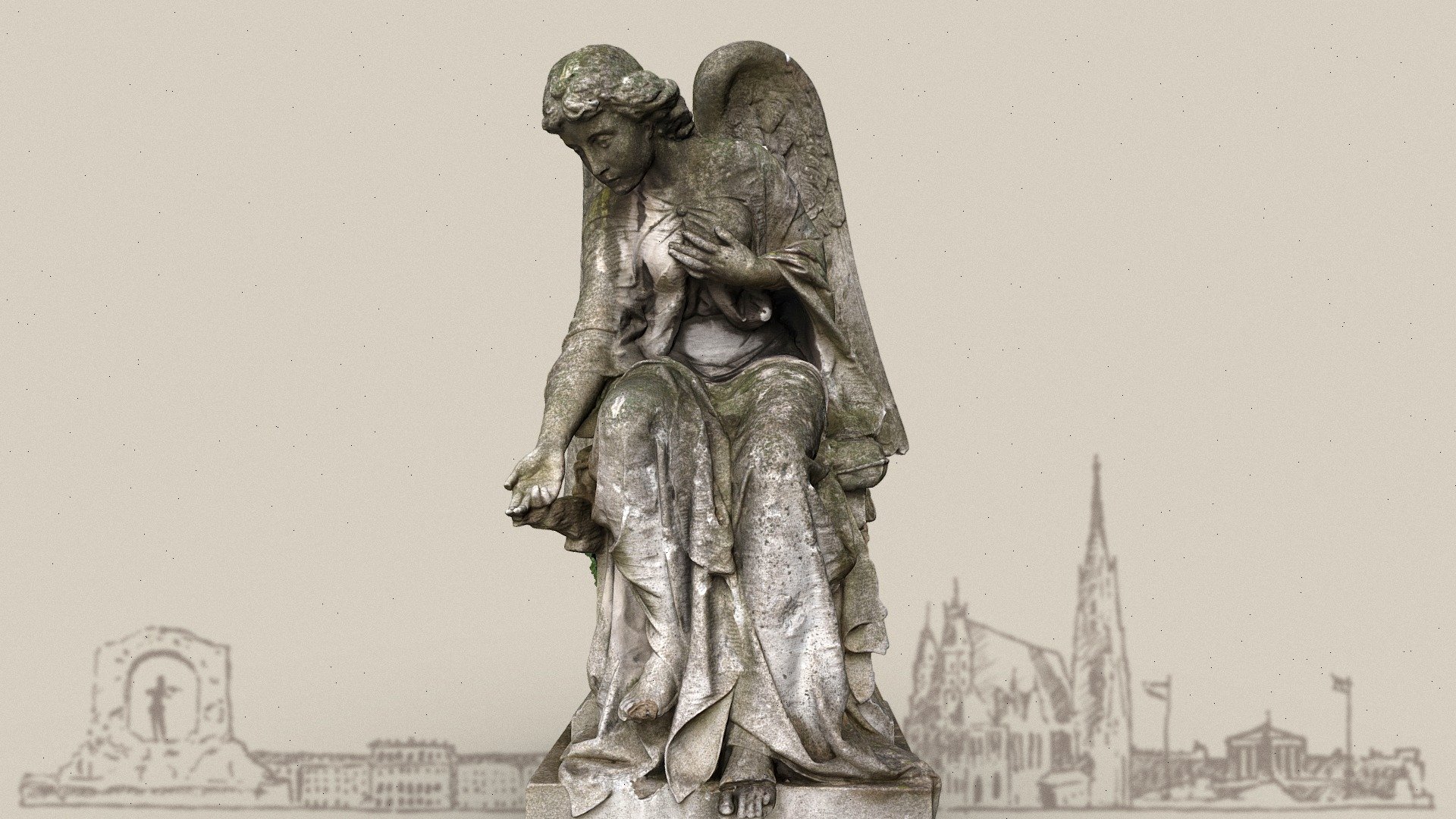 Grabfigur - Download Free 3D model by noe-3d.at (@www.noe-3d.at) [ba15a0b] - Sketchfab