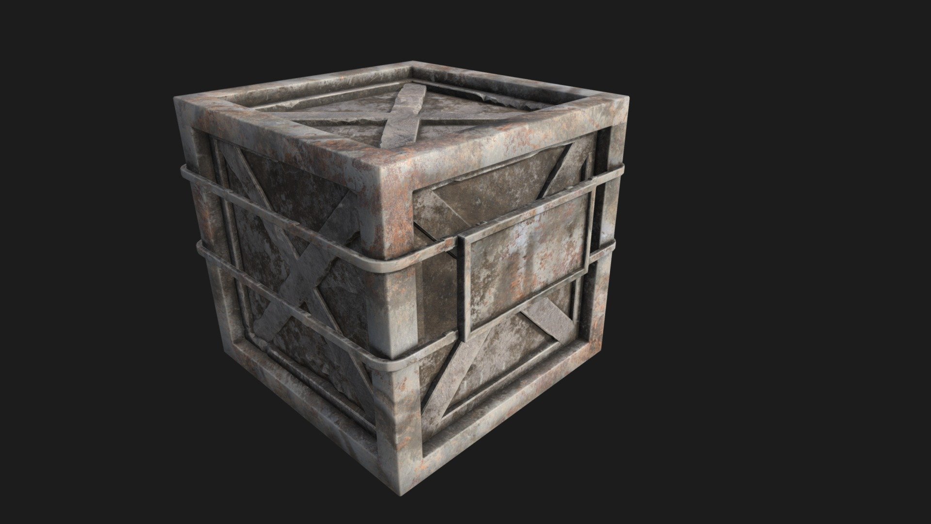 PBR Crate - 2K Textures - Download Free 3D model by northlogic ...