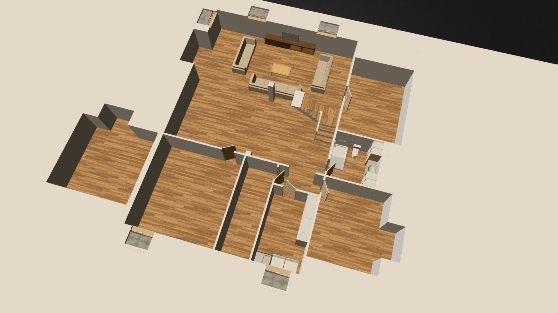 08-01-4 Basement 07022015 - 3D model by Cadaxx Design (@cadaxx ...