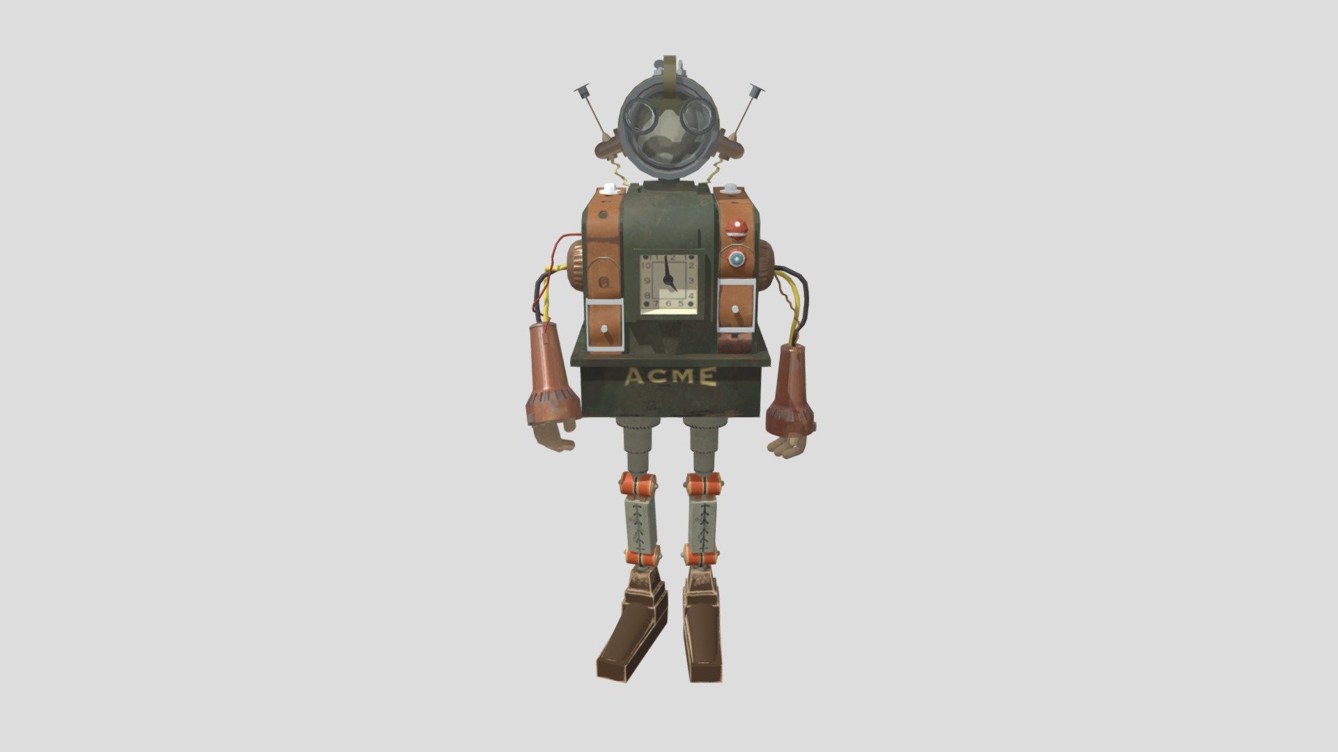 RobotModel - 3D model by ikzhiyi08 [ba17f17] - Sketchfab