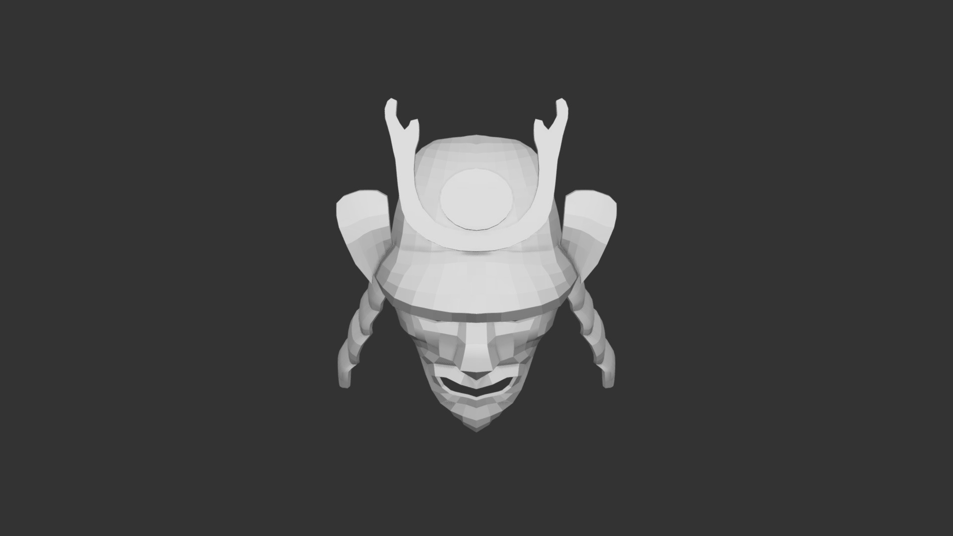 Samurai Mask - 3D model by shihdigital [ba19bbd] - Sketchfab