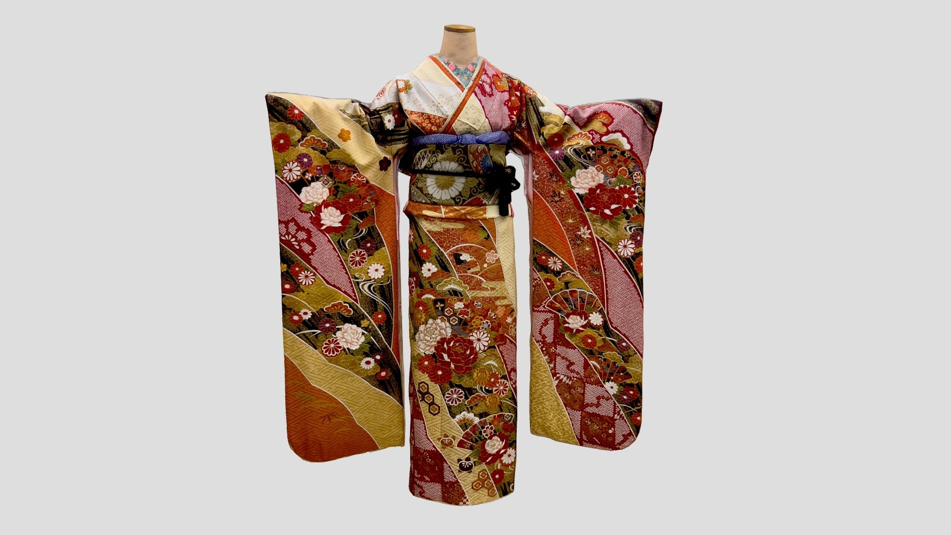 AR demo Furisode from QR code - 3D model by Koto3D Stephane Vogley ...