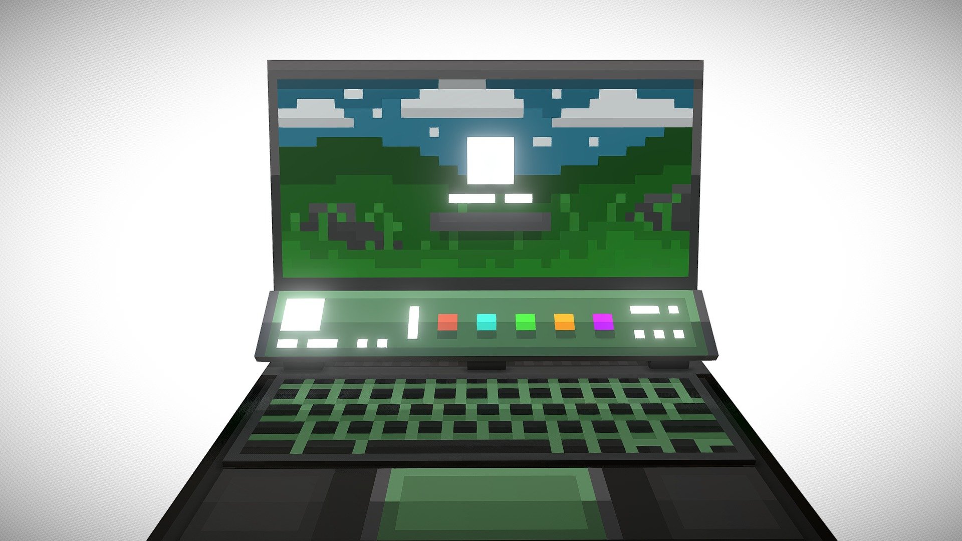 Laptop Design Concept | 4 pi / 1 in - 3D model by Idk (@matthewsherry ...