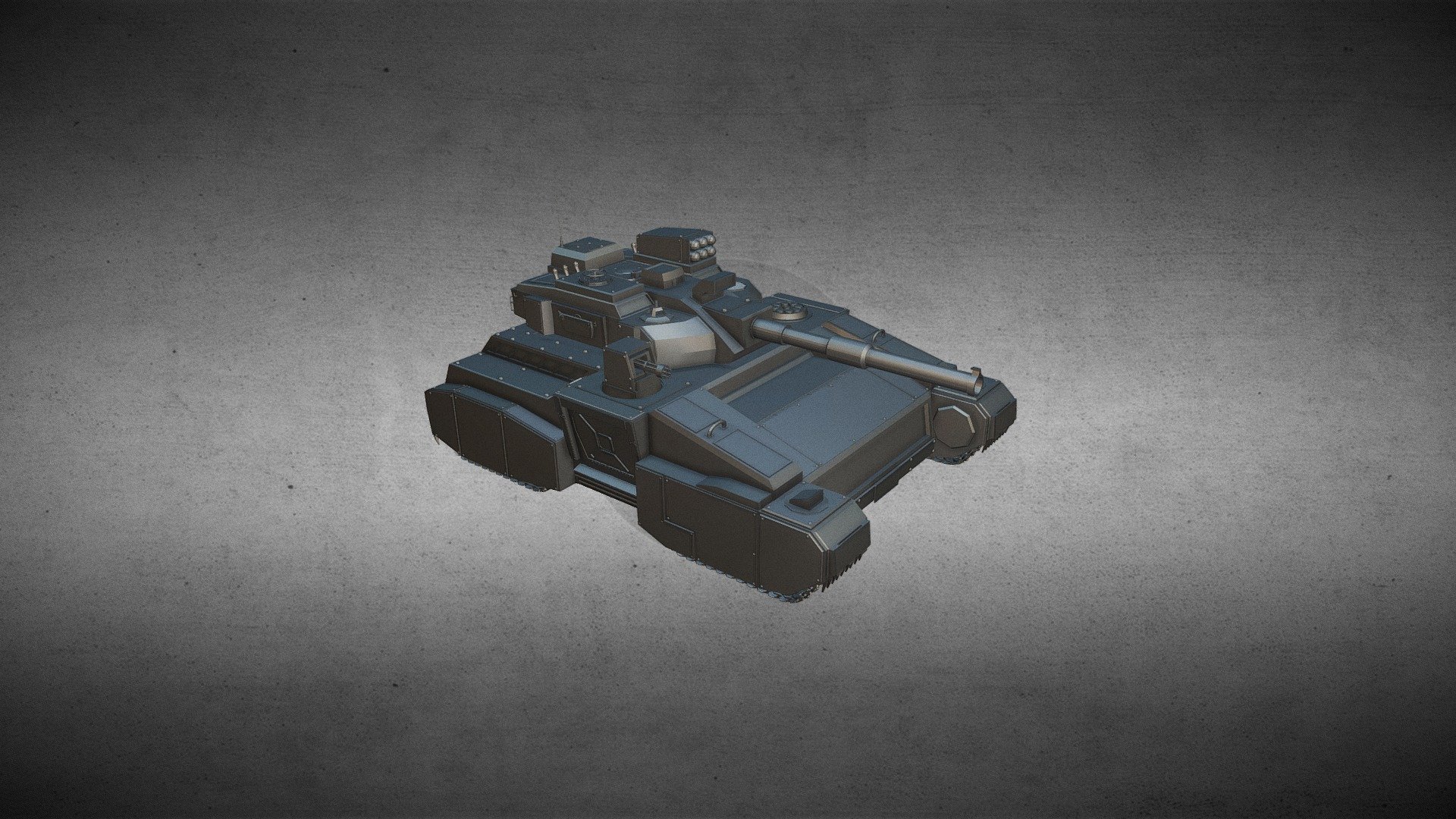Tank - Made with Blender & No texture - 3D model by Screaming Pie ...