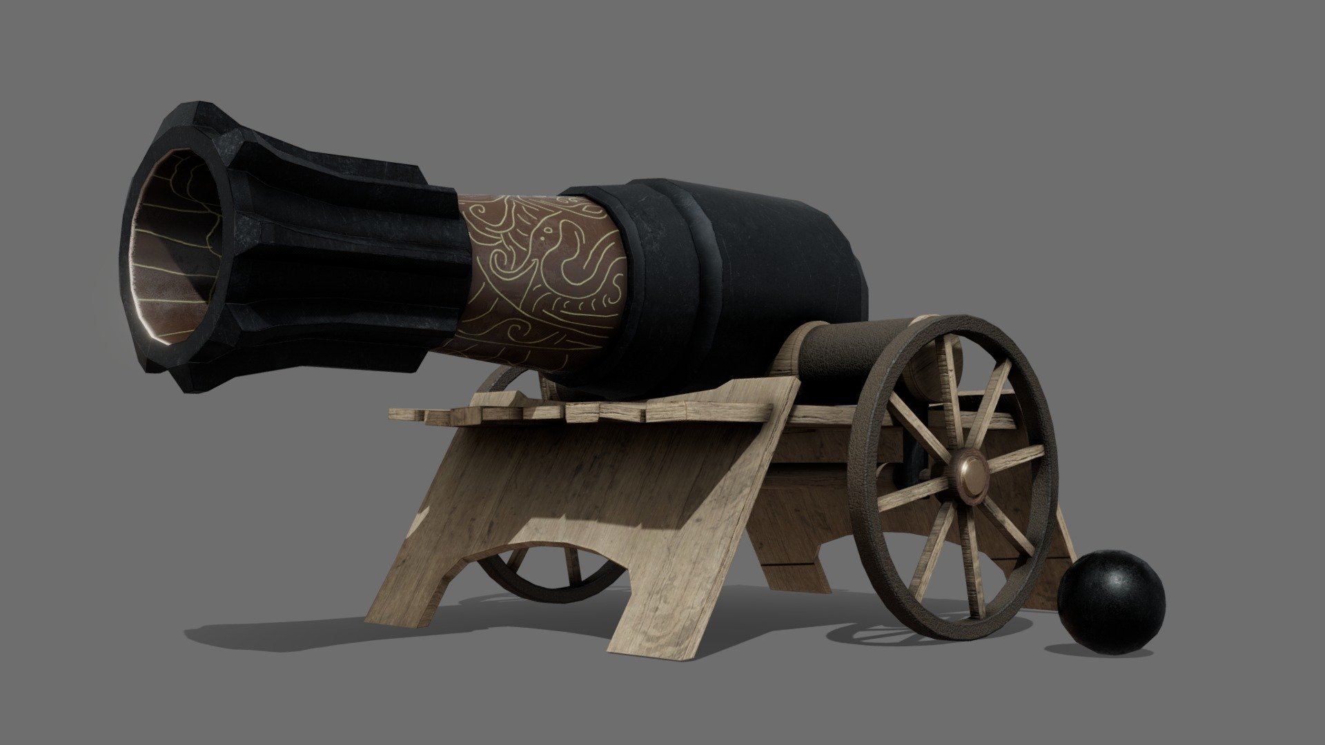 Cannon - 3D model by FNG (@FirstNG) [ba22213] - Sketchfab