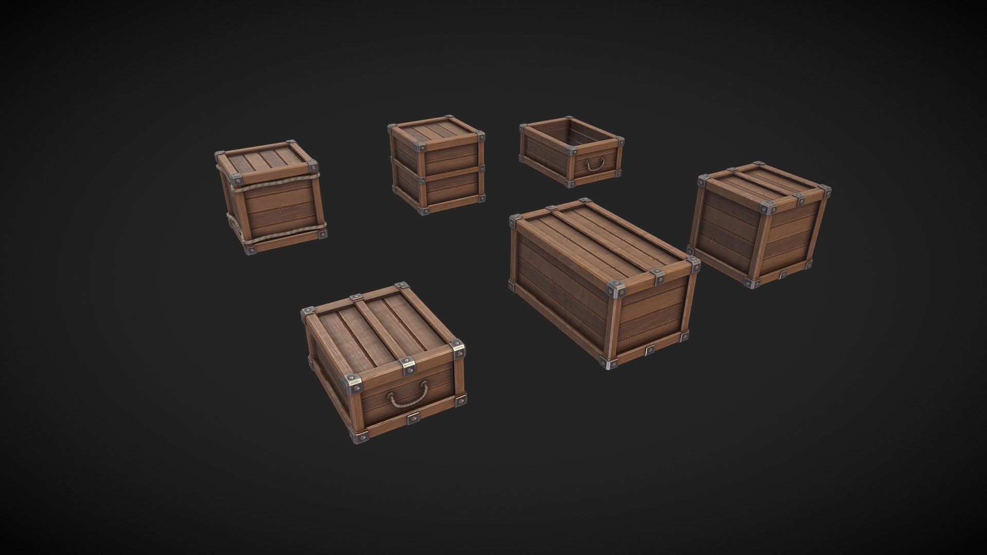 Wooden Box - Buy Royalty Free 3D model by kraffing Vault (@kraffing ...