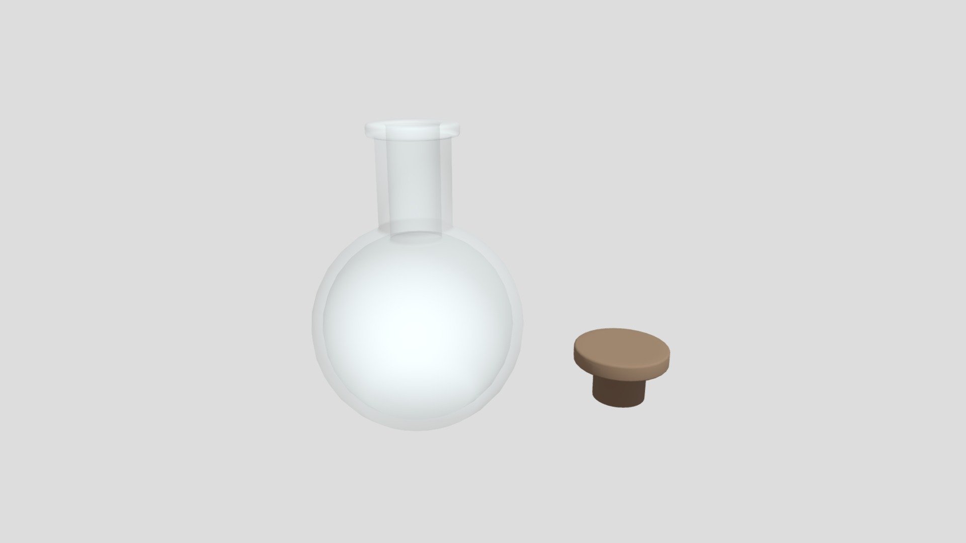 Simple Flat Bottom Flask - Download Free 3D model by pistachx [ba22756 ...
