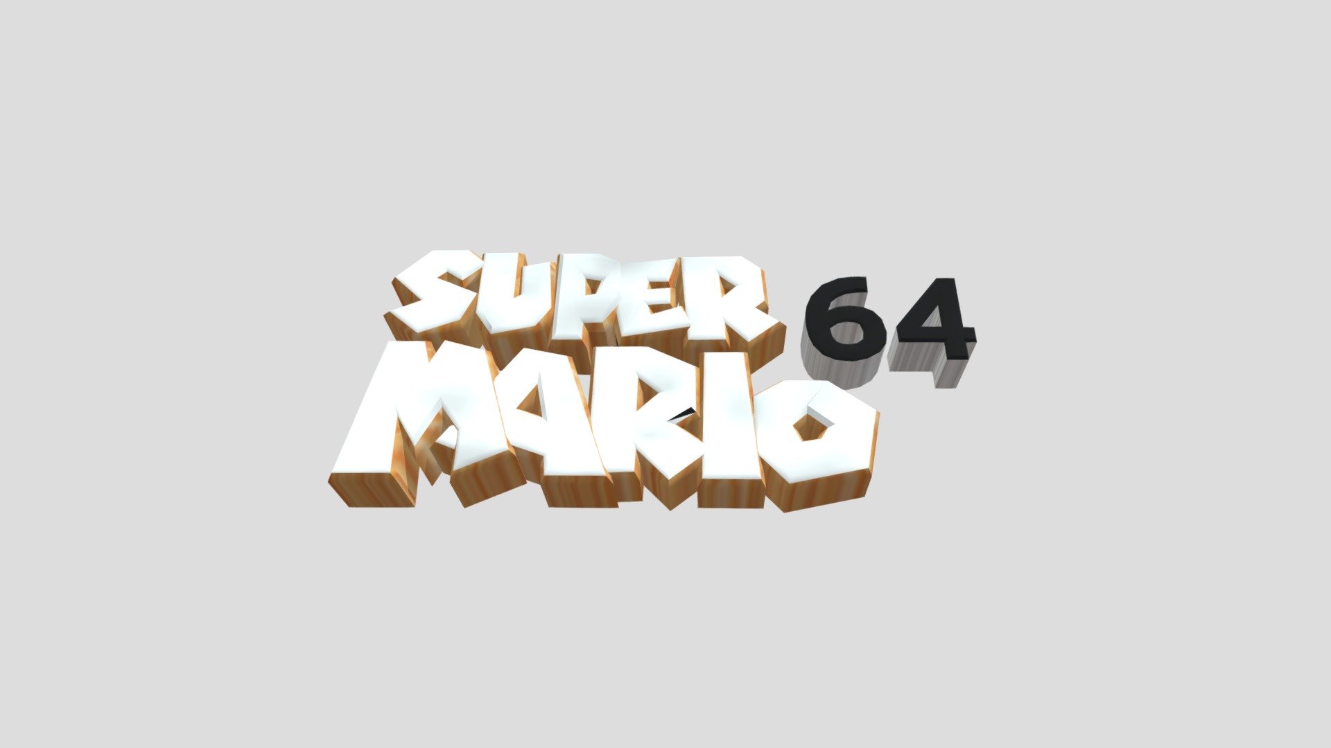 SM64 Logo. - Download Free 3D model by GreeibarSketchFab ...