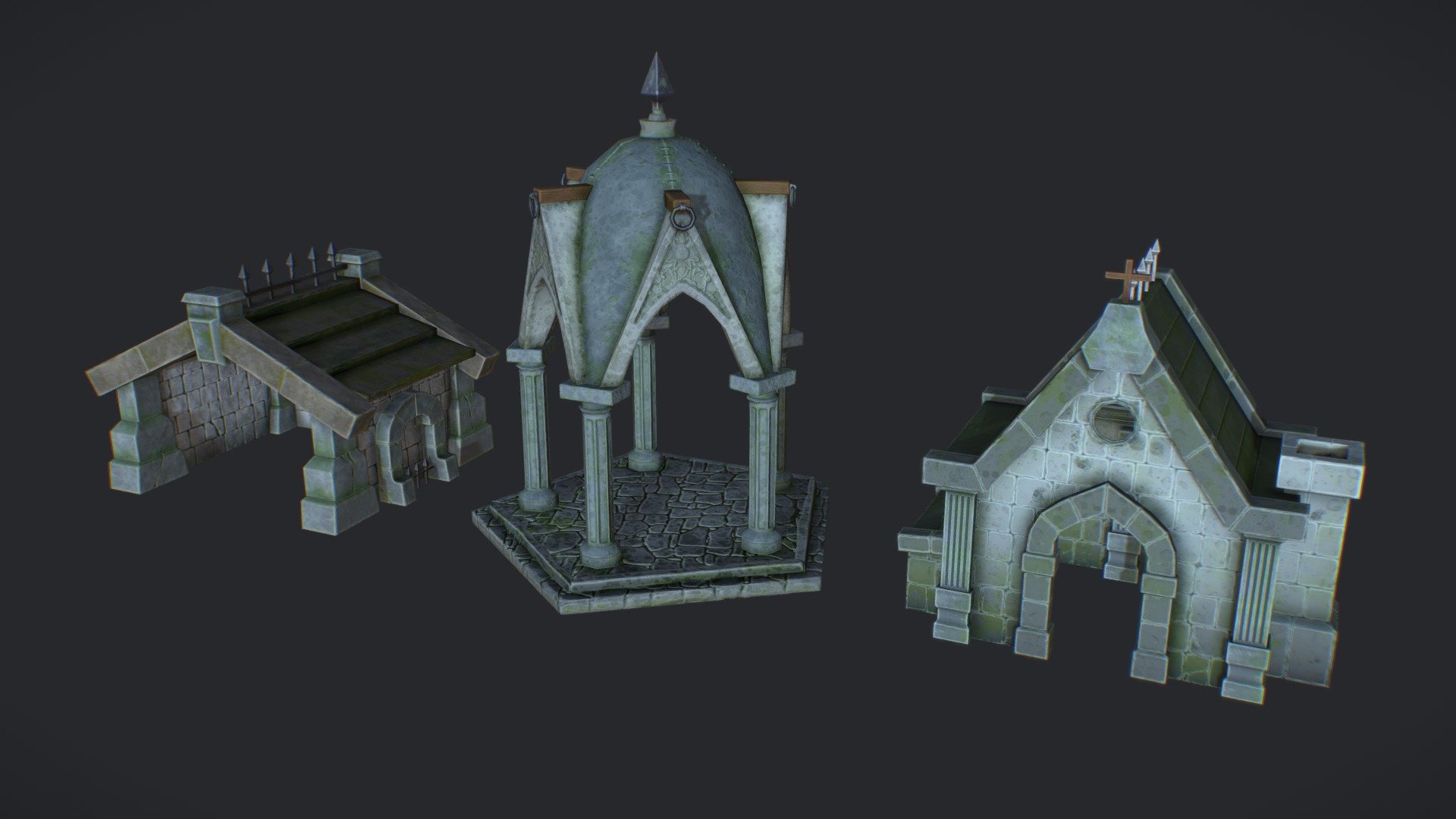 Crypts and Pergola - Buy Royalty Free 3D model by Gooseff_Art ...