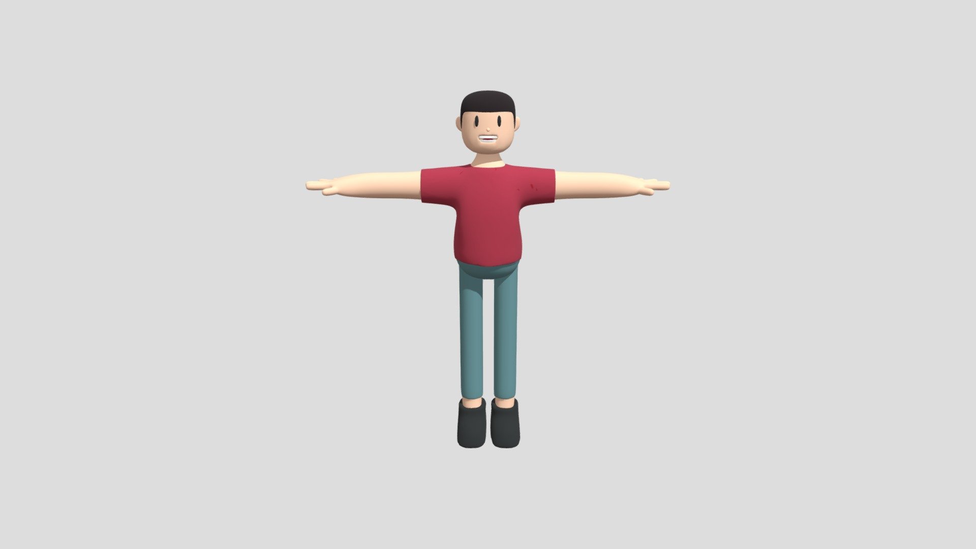 Generic Male Low Poly Character - 3D model by N Skeba (@skeban ...