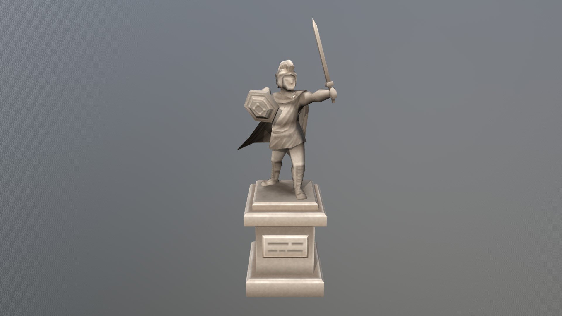 Hero Statue Left - 3D model by SmileBoom_SGB [ba24070] - Sketchfab