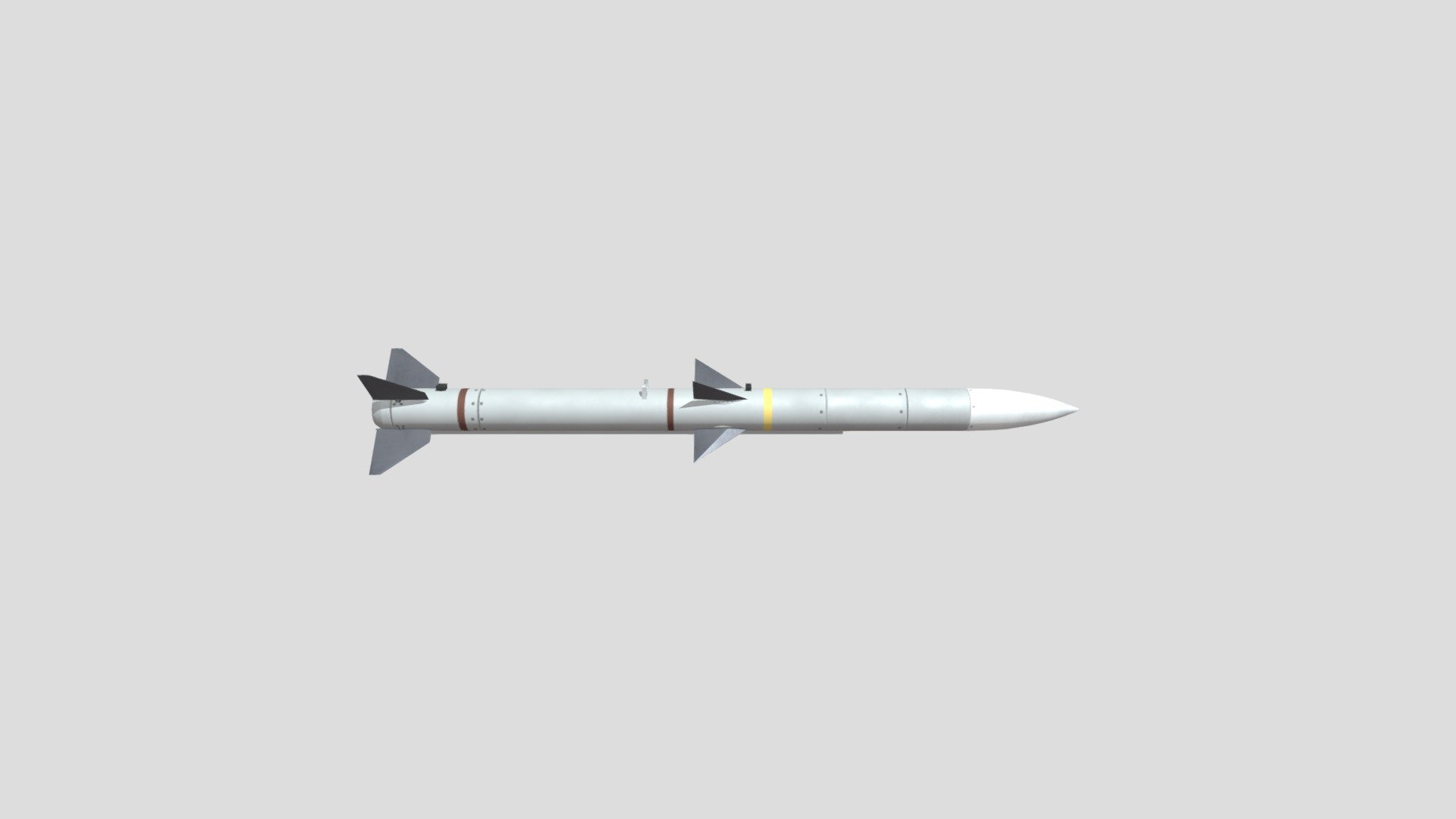 AIM-120 AMRAAM - Download Free 3D model by O_Ojkfdjn [ba245b3] - Sketchfab