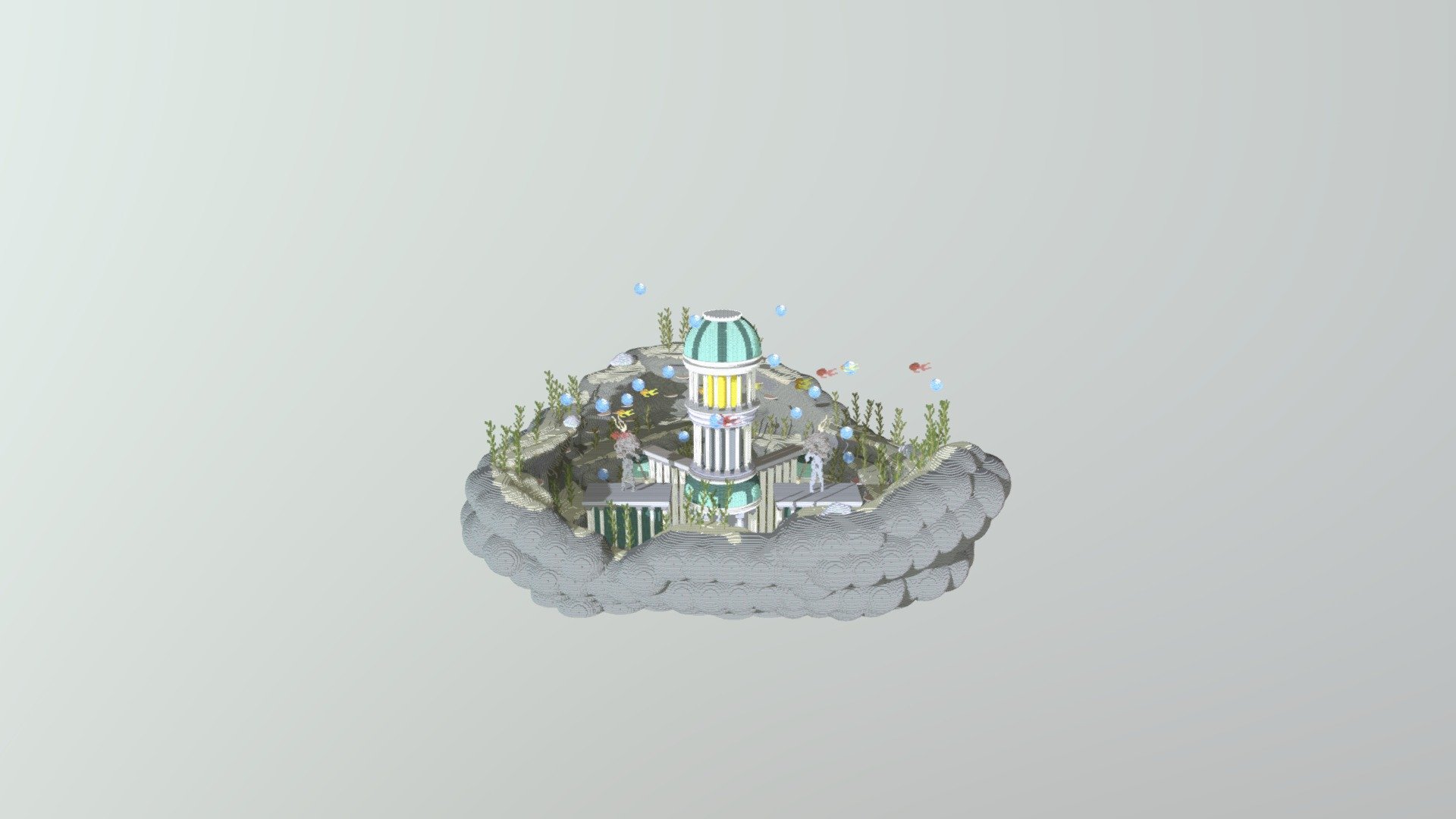 Atlantis Hub - 3D model by PixelMine [ba252bb] - Sketchfab