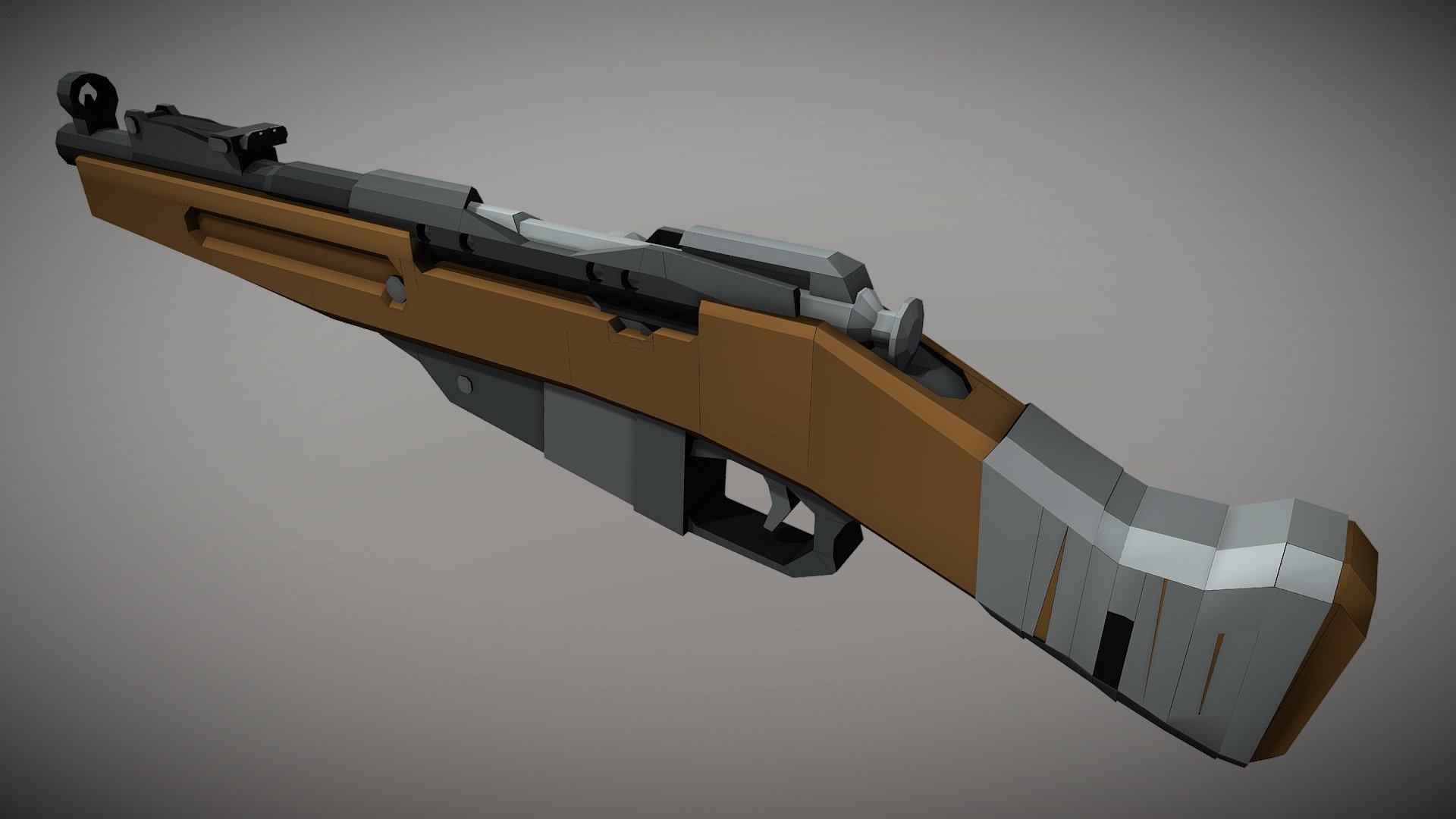 Low-Poly Short Mosin Nagant - 3D model by soret15 [ba2559d] - Sketchfab