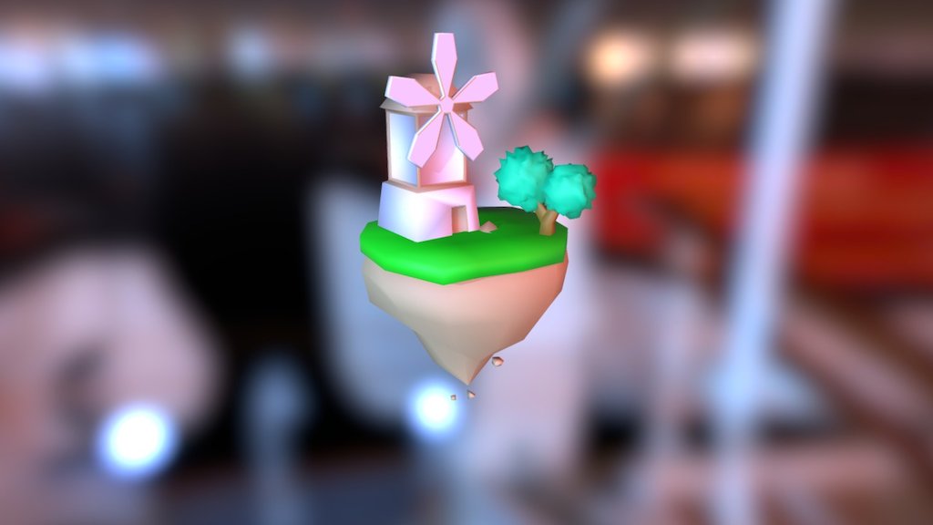 Low Poly Mill Blend - 3D model by BlenDMinh [ba273cd] - Sketchfab