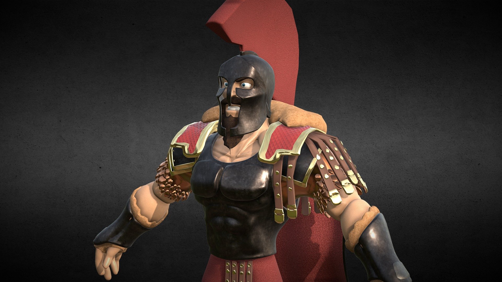 Stylized Roman Centurion - 3D model by Acheron90 [ba273fa] - Sketchfab
