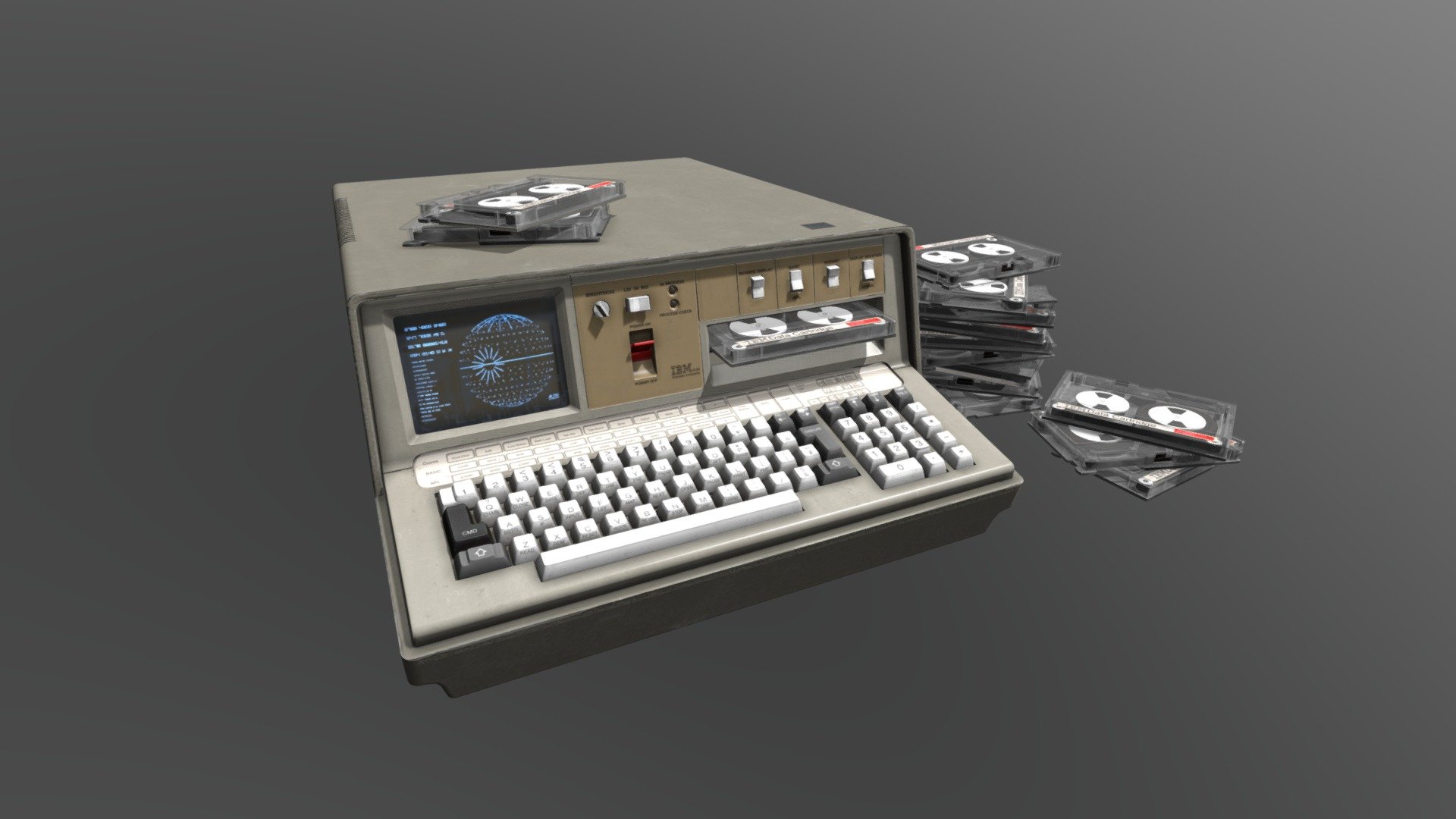 IBM5100 - Download Free 3D model by JP_2793 [ba277a8] - Sketchfab