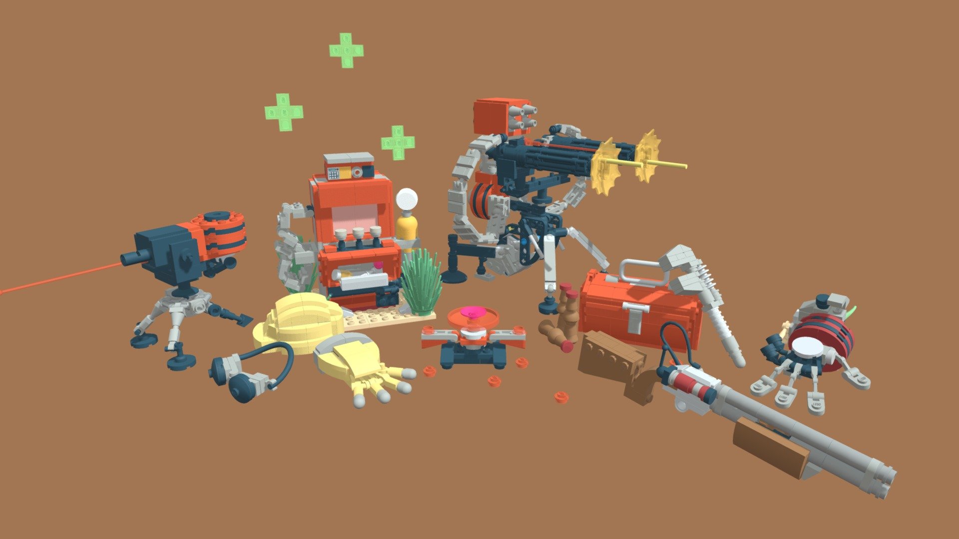 The engineer (lego) - 3D model by Ulrike_Selvik (@Nemi66) [ba27bc6 ...