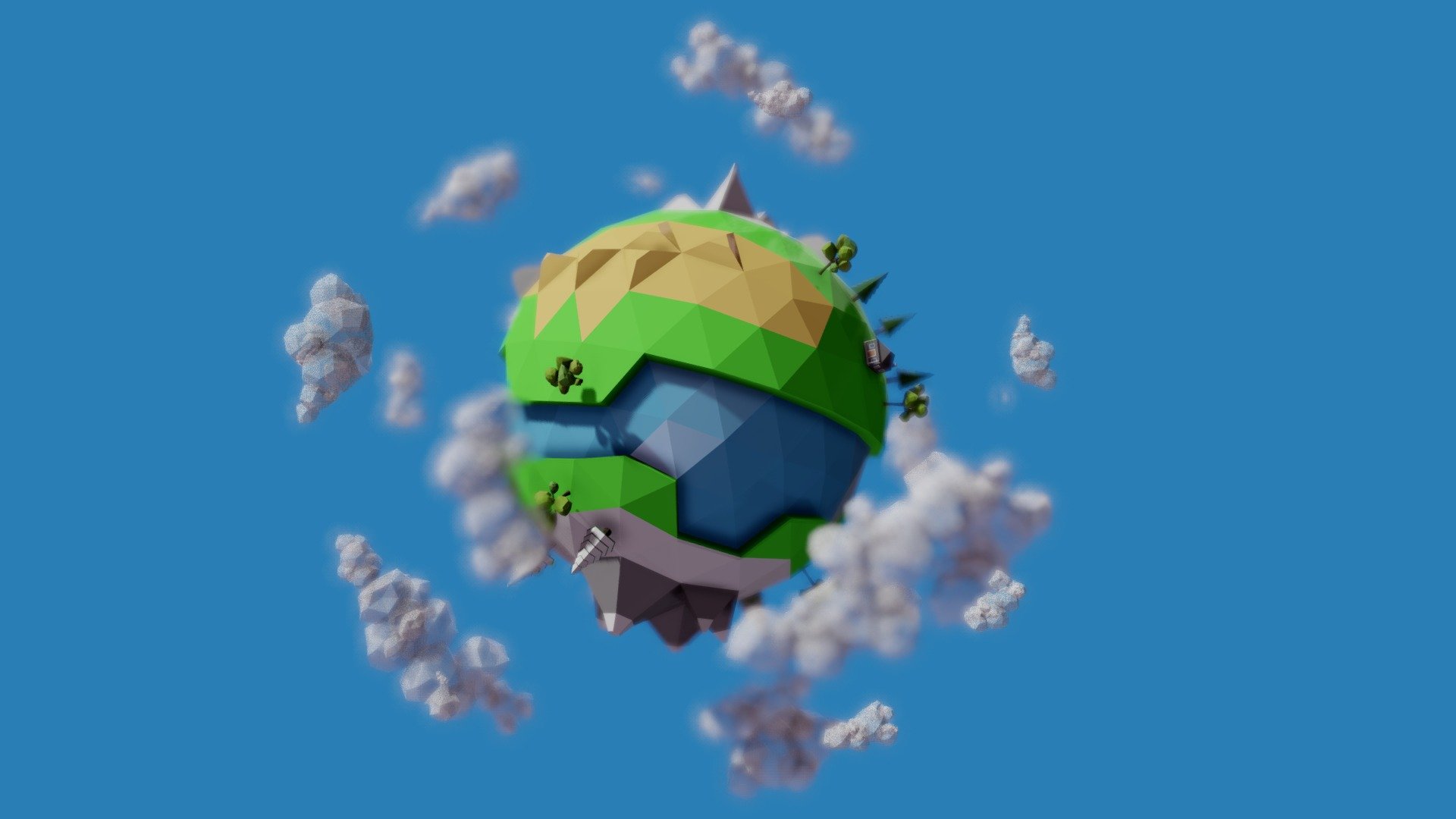 Little Planet - 3D model by Zero One Designs (@zodesigns) [ba288c4 ...