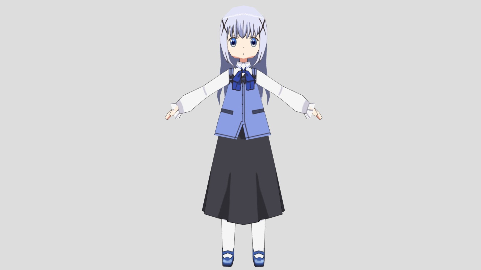 Kafuu Chino [Gochiusa] - 3D model by Sakuyoi [ba29b26] - Sketchfab