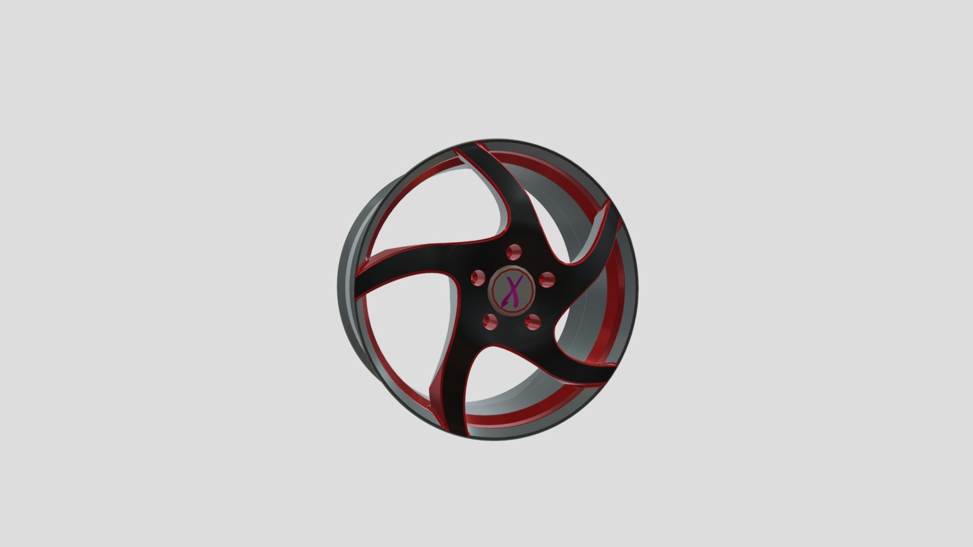 Sport Car Rim With Unique Design - Download Free 3D model by ...