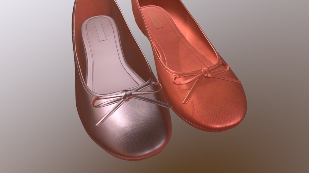 Ballet Shoe Demo - 3D model by aguchi [ba2a068] - Sketchfab