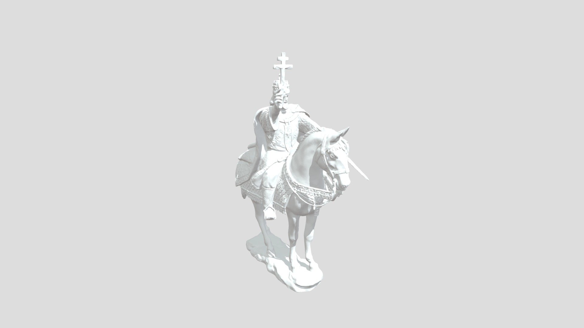 Monument to the first Russian tsar, Ivan the Ter - 3D model by ...