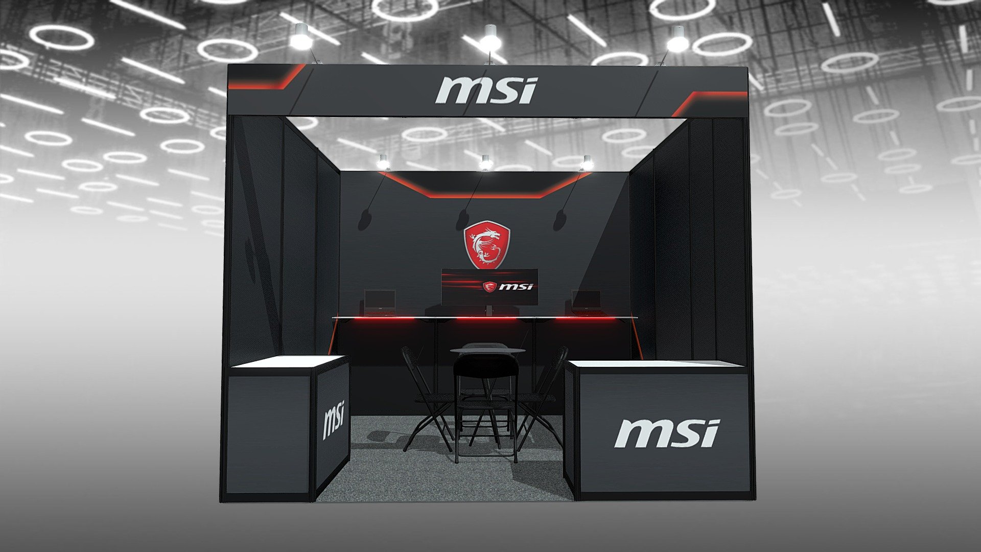 2025 Exhibition - MSI - A01 - Zoe - 3D model by Event_Solution_Plus ...