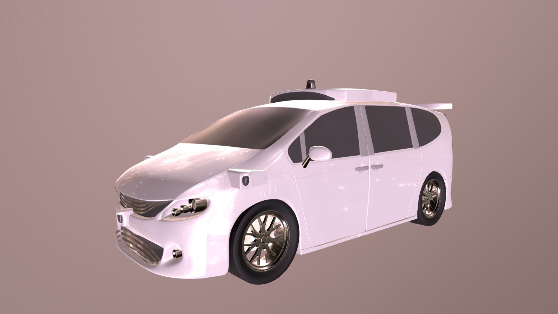 Waymo Autonomous Vehicle - 3D model by swimgod [ba2c090] - Sketchfab