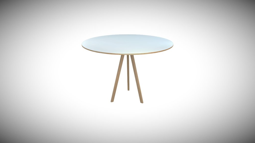 Amagni Table 70 O100-white - 3D model by denkain [ba2cb52] - Sketchfab