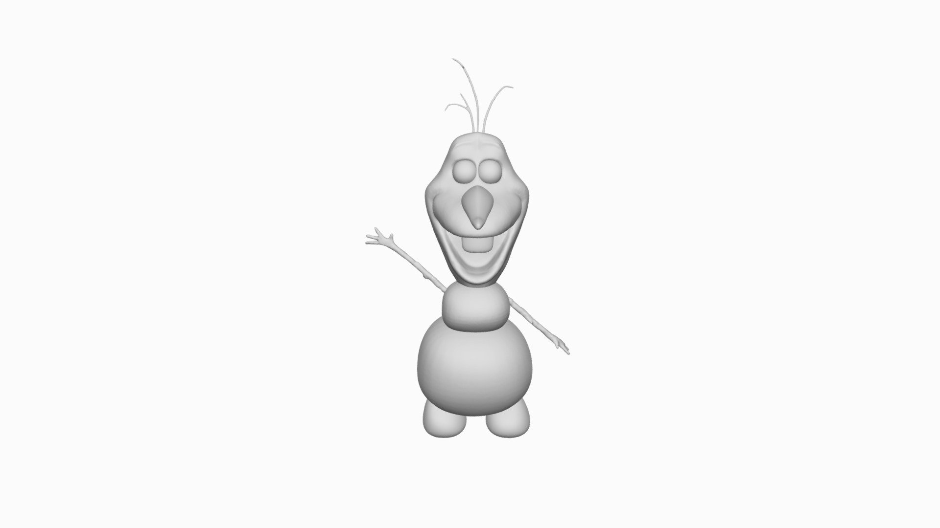 Olaf-the-snowman-frozen - Download Free 3D model by Thunk3D 3D Scanner ...