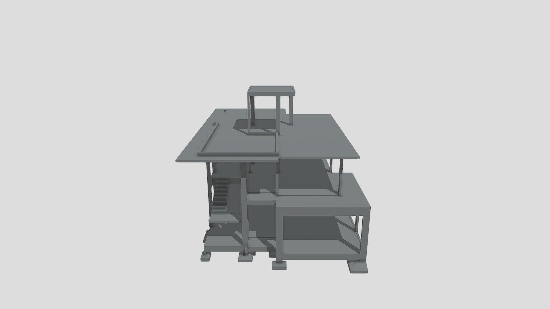 ESTRUTURA 3D - PROJETO PEDRA BRANCA - 3D model by MadreEngenharia [ba30498] - Sketchfab