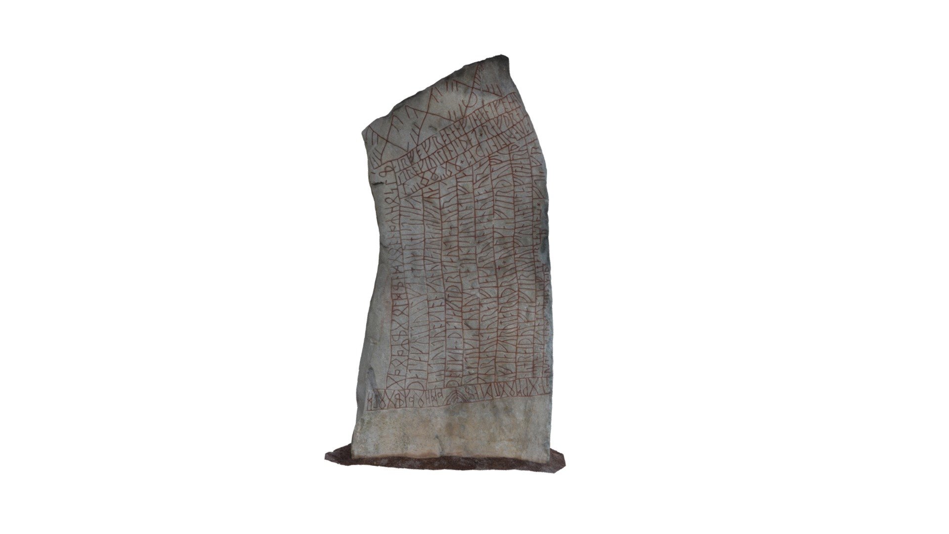 Rökstenen / Rök runestone (Ög 136) - Download Free 3D model by Vienna ...