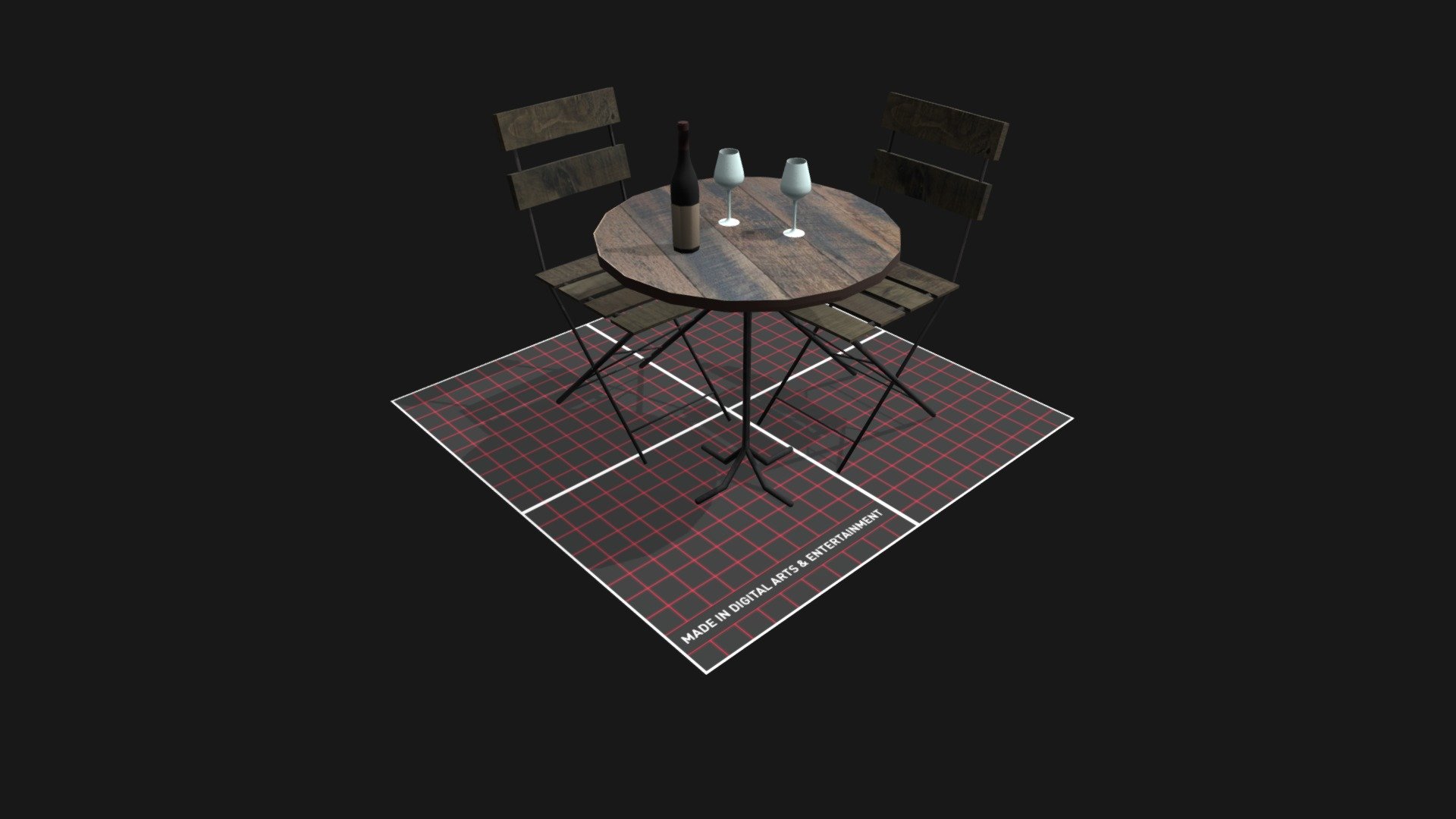 Bistro Table Prop CityScene - 3D model by Anaïs Dewit (@AnaisDewit ...