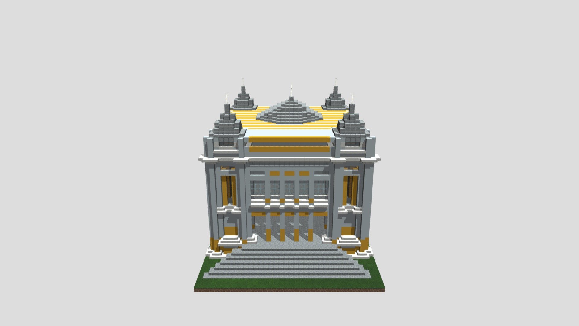 Nhà hát lớn - 3D model by anhphamngoc [ba32d2e] - Sketchfab