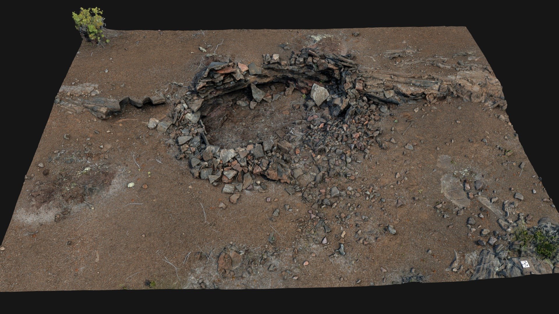 Pā (enclosure), Site 43, Ahu a Umi Survey - 3D model by ...